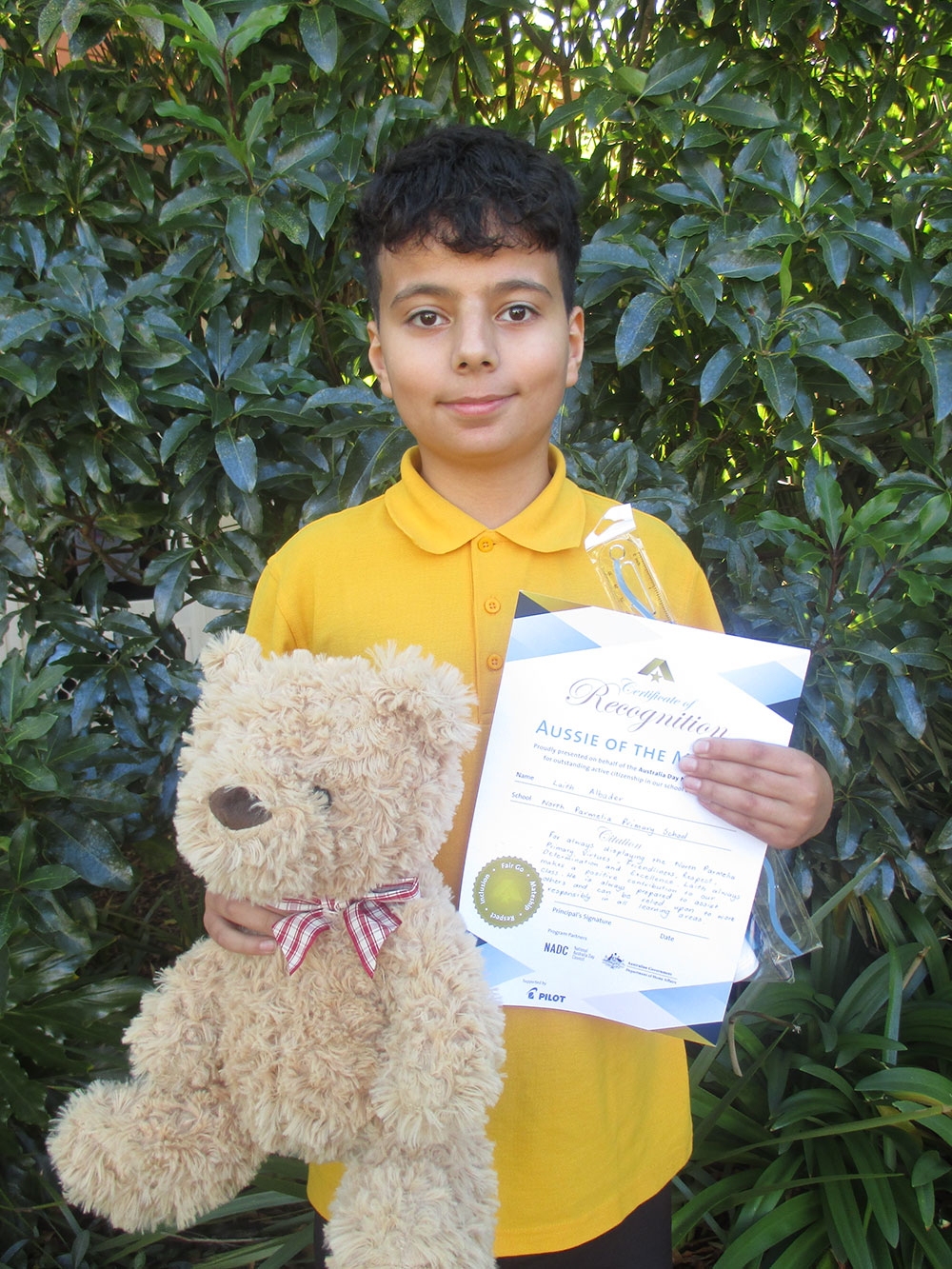 Star Student – Laith Room 15 – North Parmelia Primary School